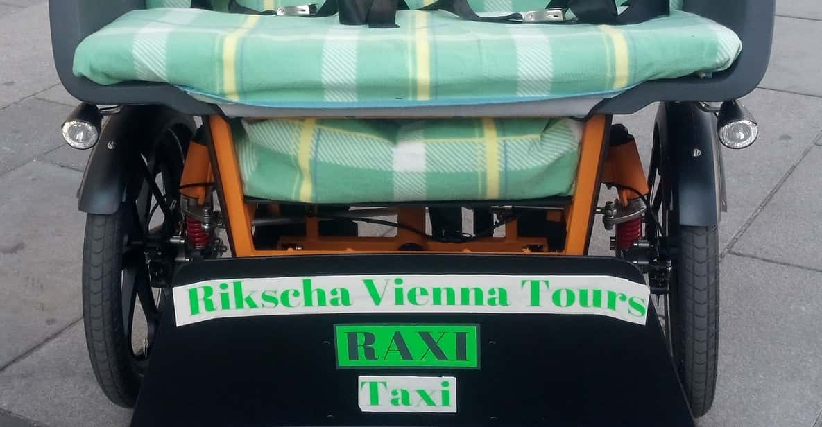 3 timers rundtur i Wien på RAXI (elektrisk rickshaw) | GetYourGuide