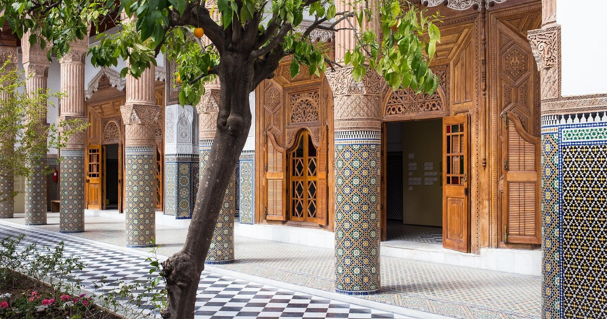 Marrakech: Palass, museum, madrasa og høydepunkter i medinaen ...