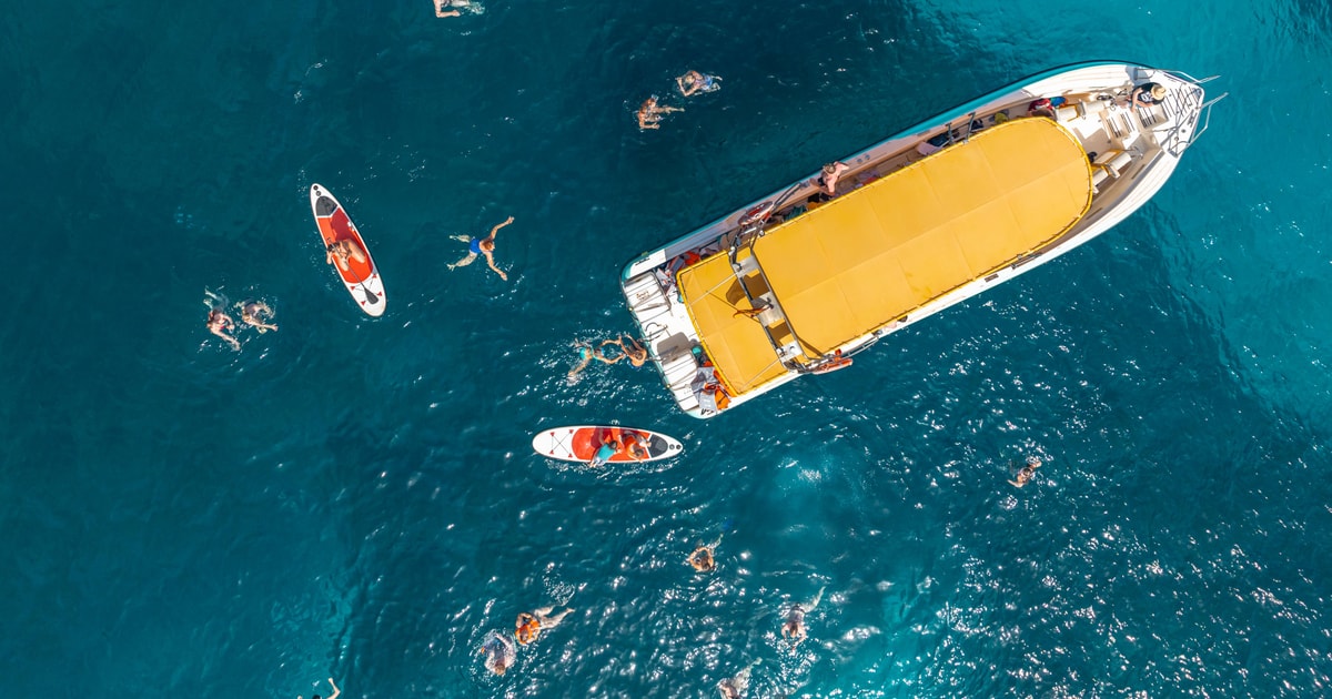 Alcudia: Coll Baix Beach & Sea Caves Cruise with Snorkeling | GetYourGuide