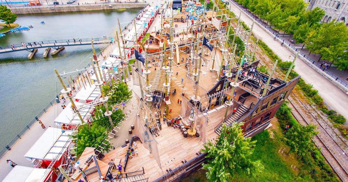Montreal: Voiles En Voiles Aerial Park Admission Ticket | GetYourGuide