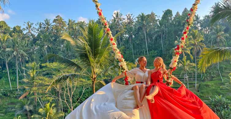 Ubud Zipline Swing SkyBike in Bali Rice Terrace Private Tour | GetYourGuide