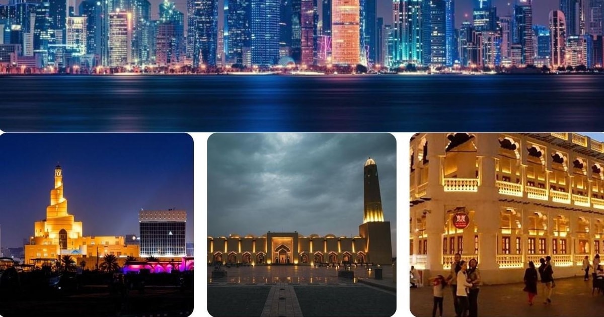 Doha Prywatna nocna wycieczka po mieście tranzytem z lotniska w Doha ...