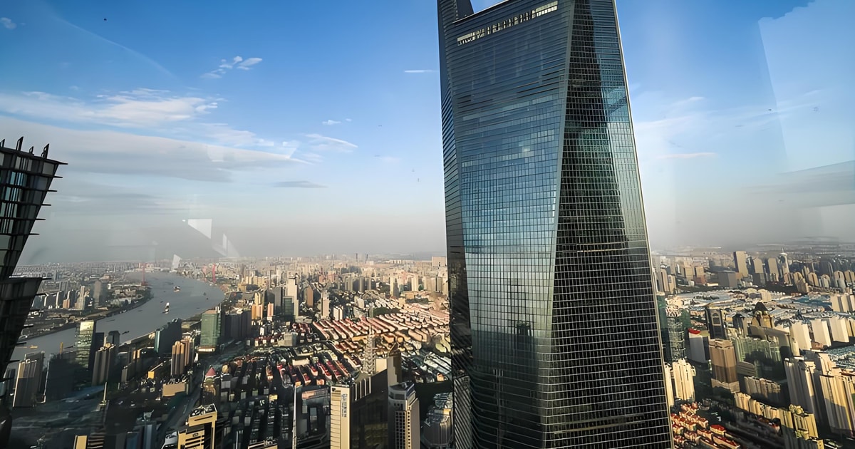 Plateforme d'observation du 100e étage du Shanghai World Financial ...