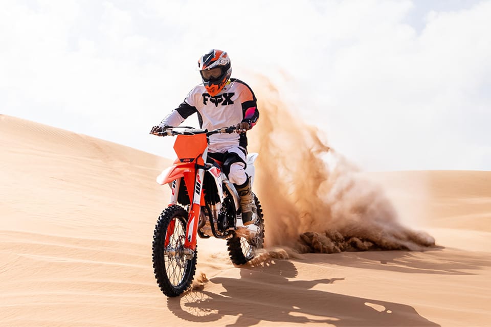 Dubai Motocross KTM 450CC Rental | GetYourGuide