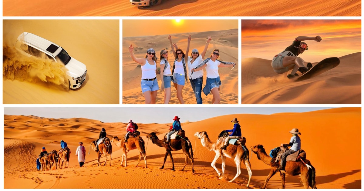 Doha: 4x4 in de woestijn, kamelen, ATV/quad, sandboarden en binnenzee ...