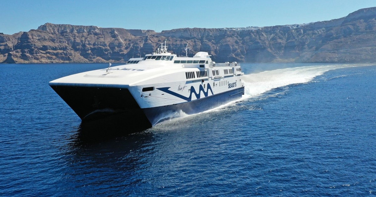 Santorini to Heraklion Crete: Ferry Ticket & Hotel Transfer | GetYourGuide