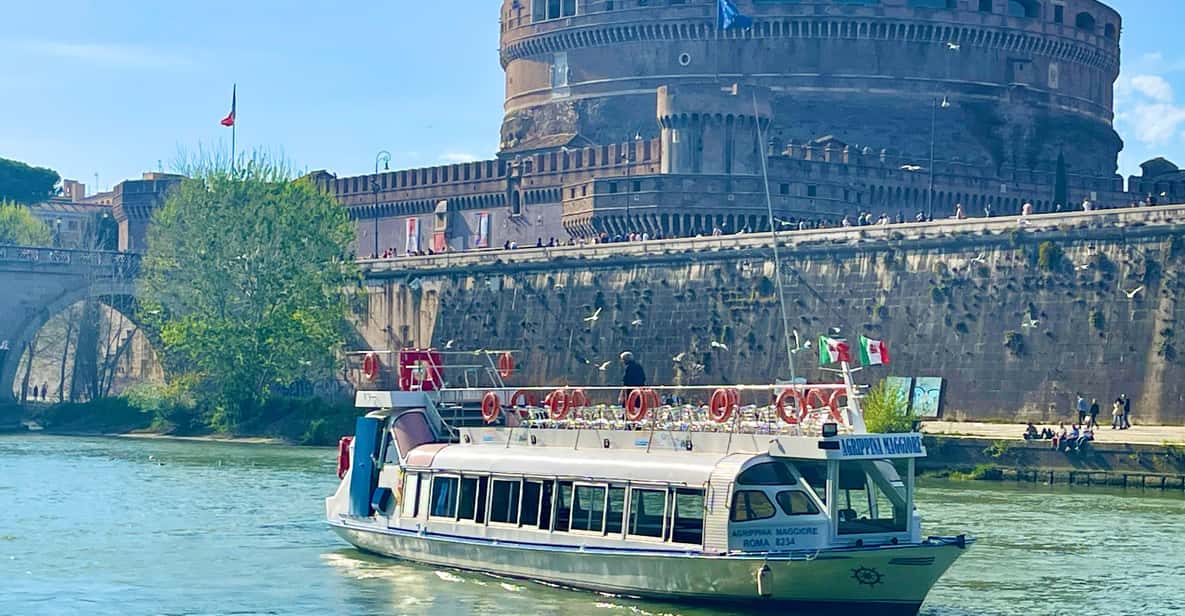 Rome: Catacombs Tour & Tiber River Boat Hop on Hop Off | GetYourGuide
