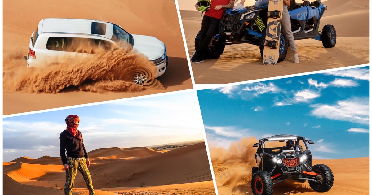 Doha: Desert 4x4, Camels, ATV/Quad, Sandboarding & Sea View | GetYourGuide