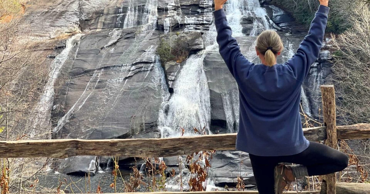 Asheville Waterfall Yoga Hike: Find Your Zen in Nature! | GetYourGuide