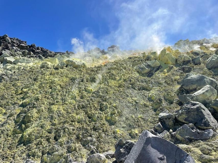 Sulfur fumaroles spectacle: Inside the volcano expedition | GetYourGuide