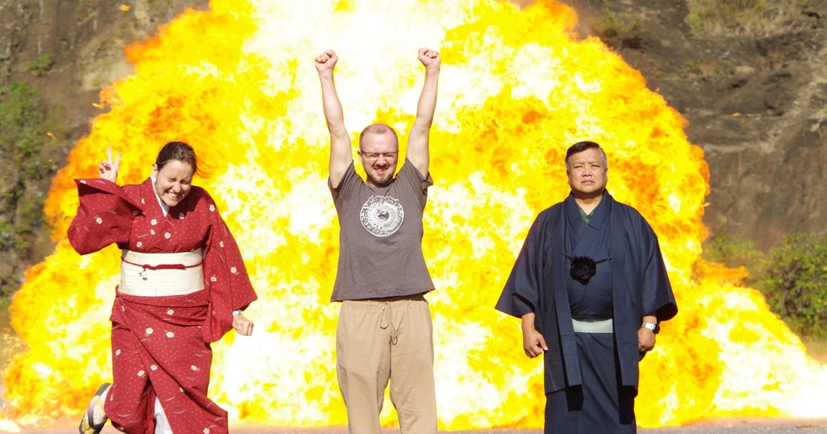 Explosion Experience: wearing kimono/ninja costume | GetYourGuide
