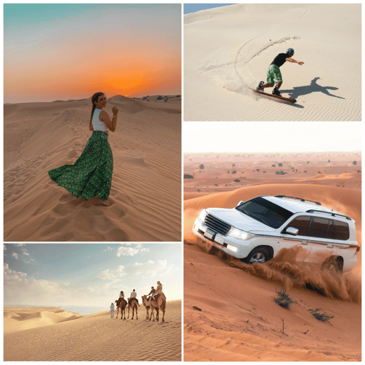 Doha Desert Safari, Sandboarding, Camel Ride and Inland sea | GetYourGuide