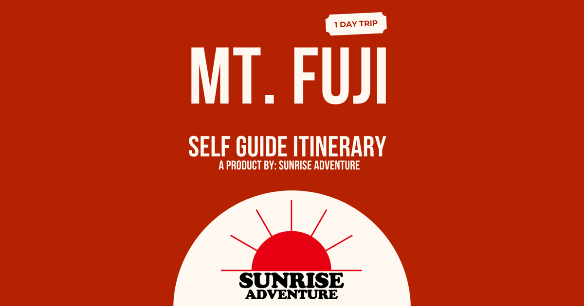 Tokyo: Self Guided Trip to Mt. Fuji // Itinerary | GetYourGuide