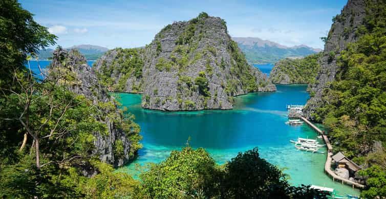 Palawan: Tour guiado em Coron com excursão pelas ilhas e almoço ...