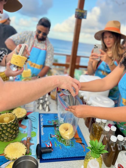 Piña colada workshop with ocean waves | GetYourGuide