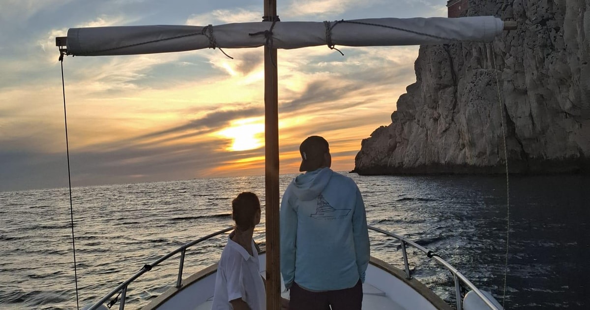 Evening Classic Boat Tour – Watch the Sunset in Capri | GetYourGuide