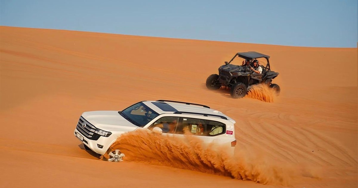 Doha: ATV/Desert Safari with Activities and Inland Sea Stop | GetYourGuide