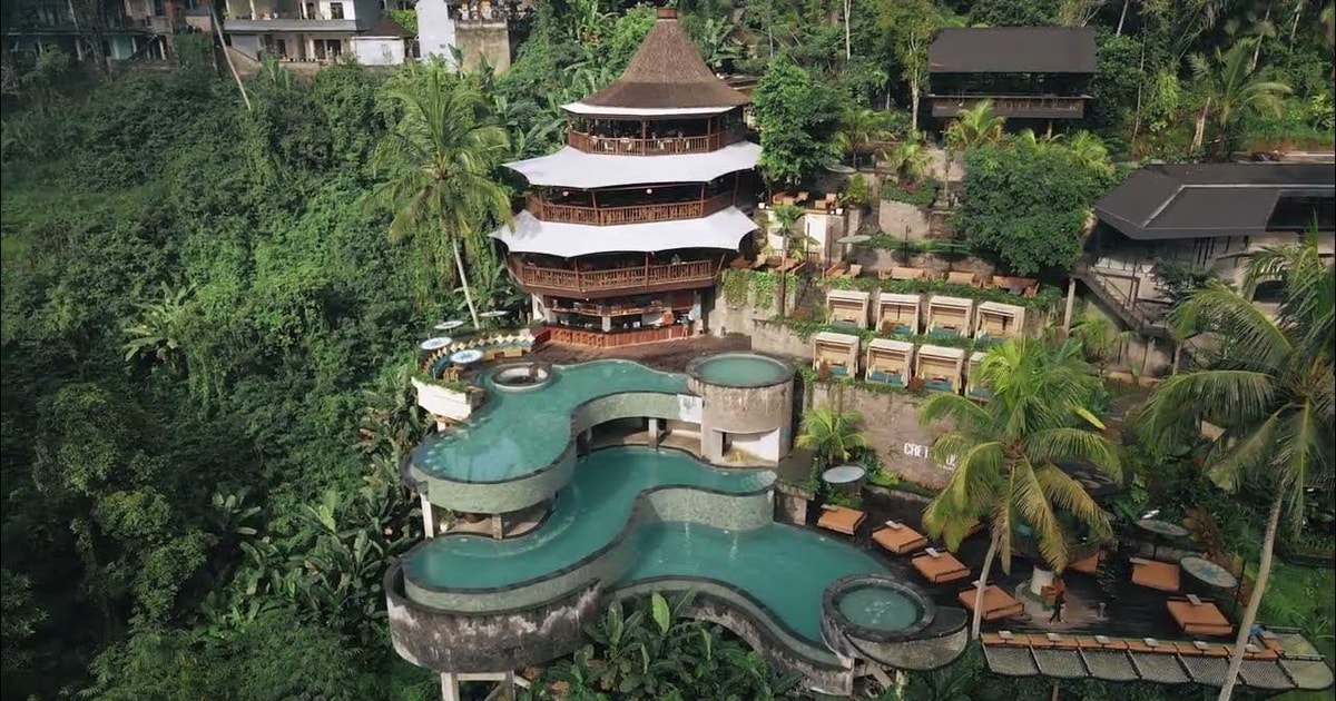Cretya Ubud Infinity Pool, skjult vandfald, tempel og frokost ...