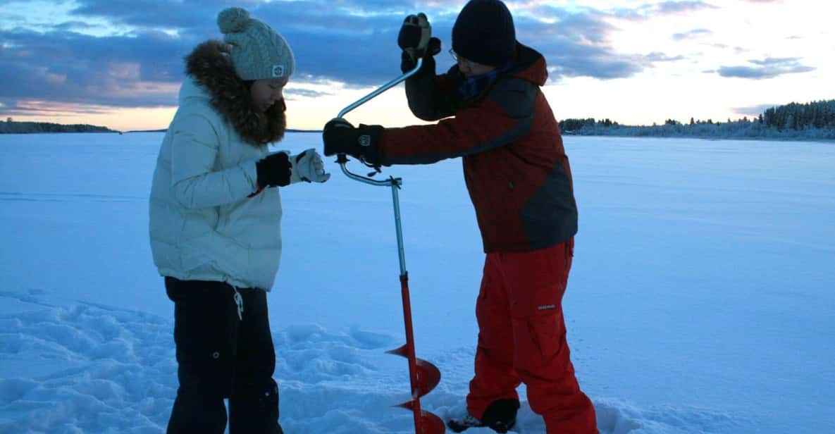 Luleå: Ice Fishing Adventure on the Frozen Sea | GetYourGuide