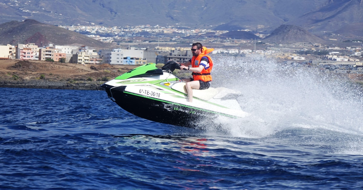 Single Jet Ski Ride with Pickup & Drop-off in Tenerife South | GetYourGuide