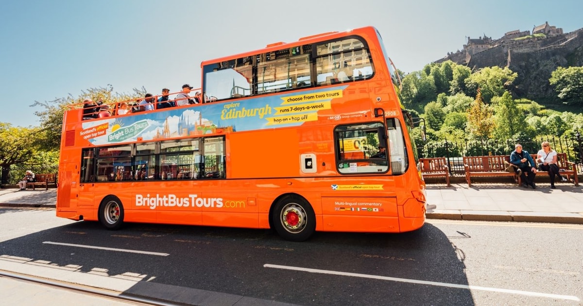 Edinburgh: Hop-On Hop-Off City or Britannia Bus Tour | GetYourGuide