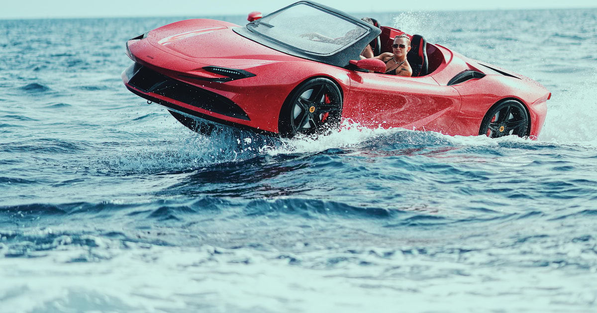 JetCar excursion - Super Sport SVJ or SF90 on water in Ibiza | GetYourGuide