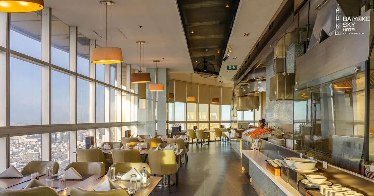Bangkok : Baiyoke Sky Lunch 82nd Floor Crystal Grill Buffet | GetYourGuide