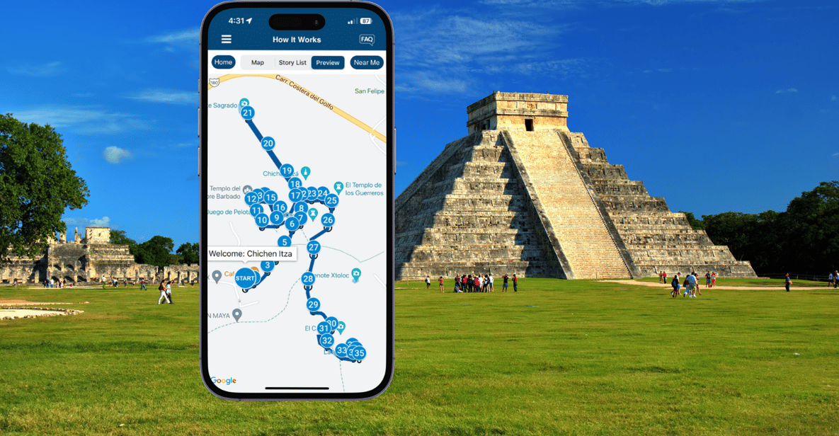 Chichen Itza: Self-Guided Tour with Audio Narration & Map | GetYourGuide