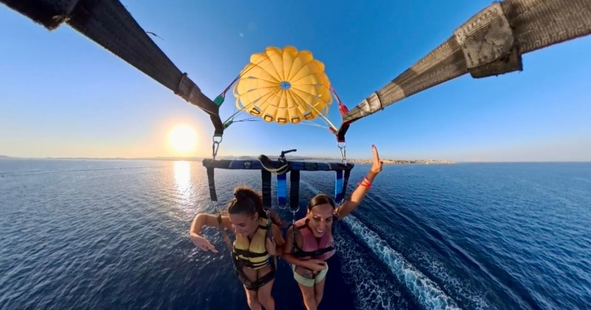 Sharm El Sheikh: Parasailen over de Rode Zee | GetYourGuide