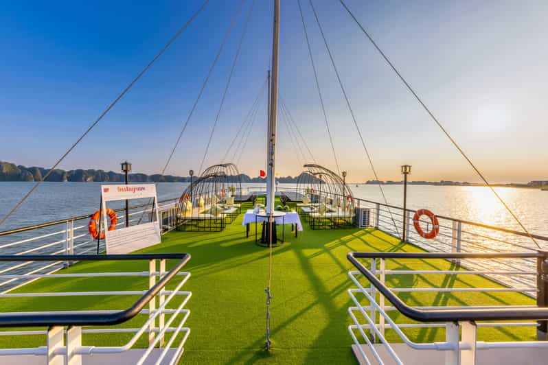 From Hanoi: 1-Day Halong 5-Star Cruise w/Jacuzzi & Limousine | GetYourGuide