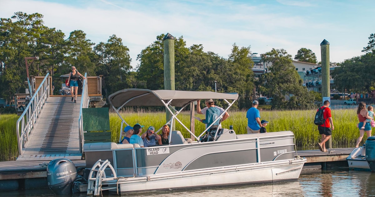Hilton Head Island: Self-Drive Pontoon Boat Rental | GetYourGuide
