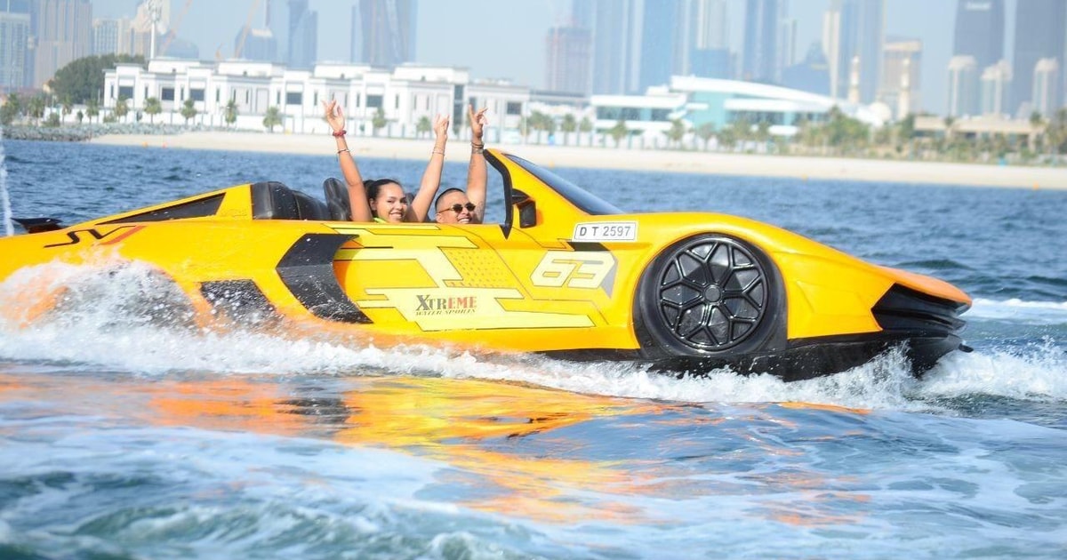 Dubai: Explore Modern Dubai on a Luxury Jet Car Ride | GetYourGuide