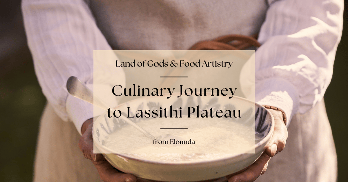 A Culinary Journey to Lassithi Plateau. From Elounda. | GetYourGuide