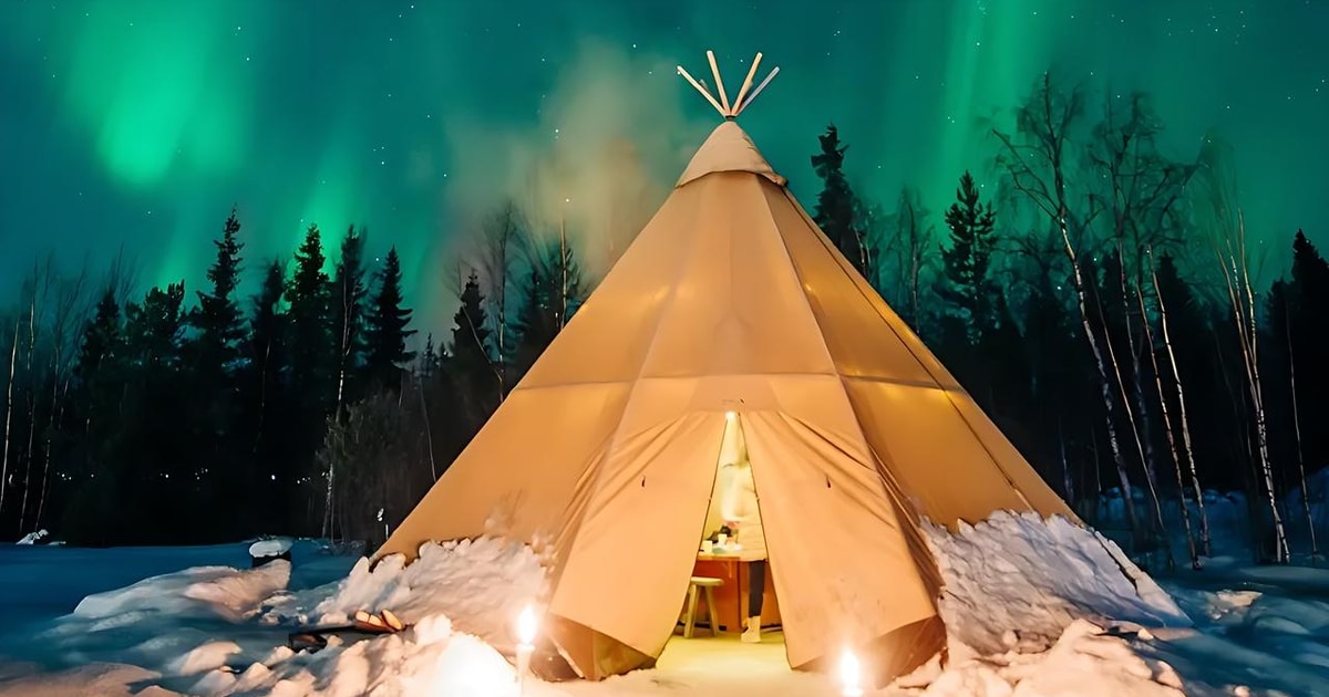 Kiruna: Northern Lights Tour with Sami BBQ Dinner | GetYourGuide