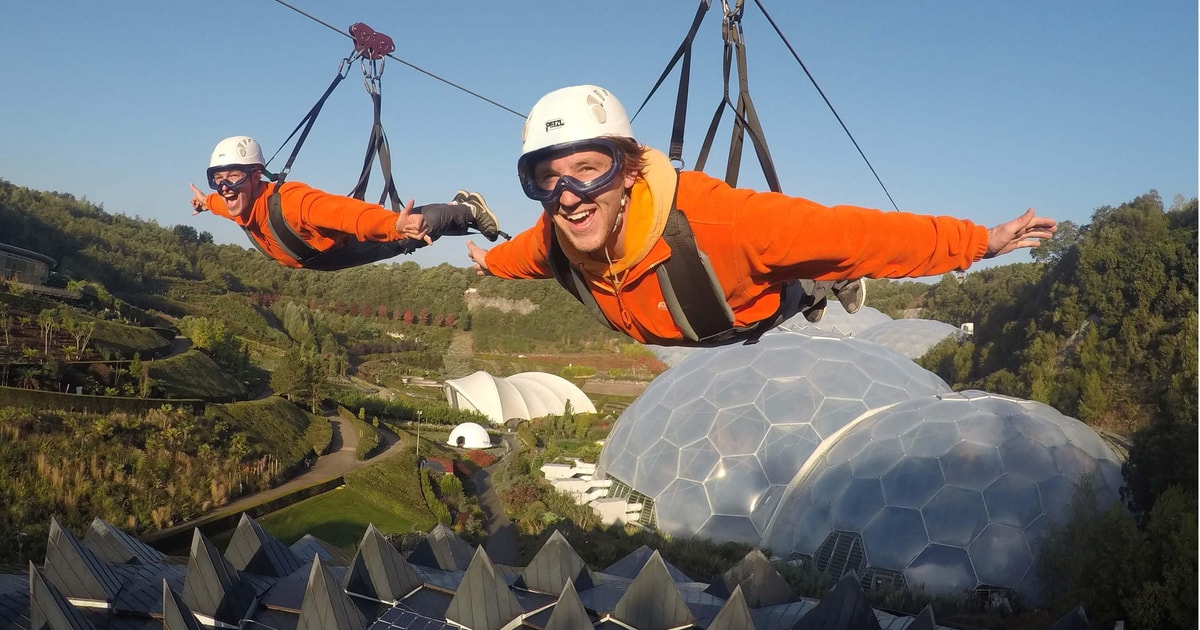 Cornwall: Eden Project Zip Wire Experience | GetYourGuide