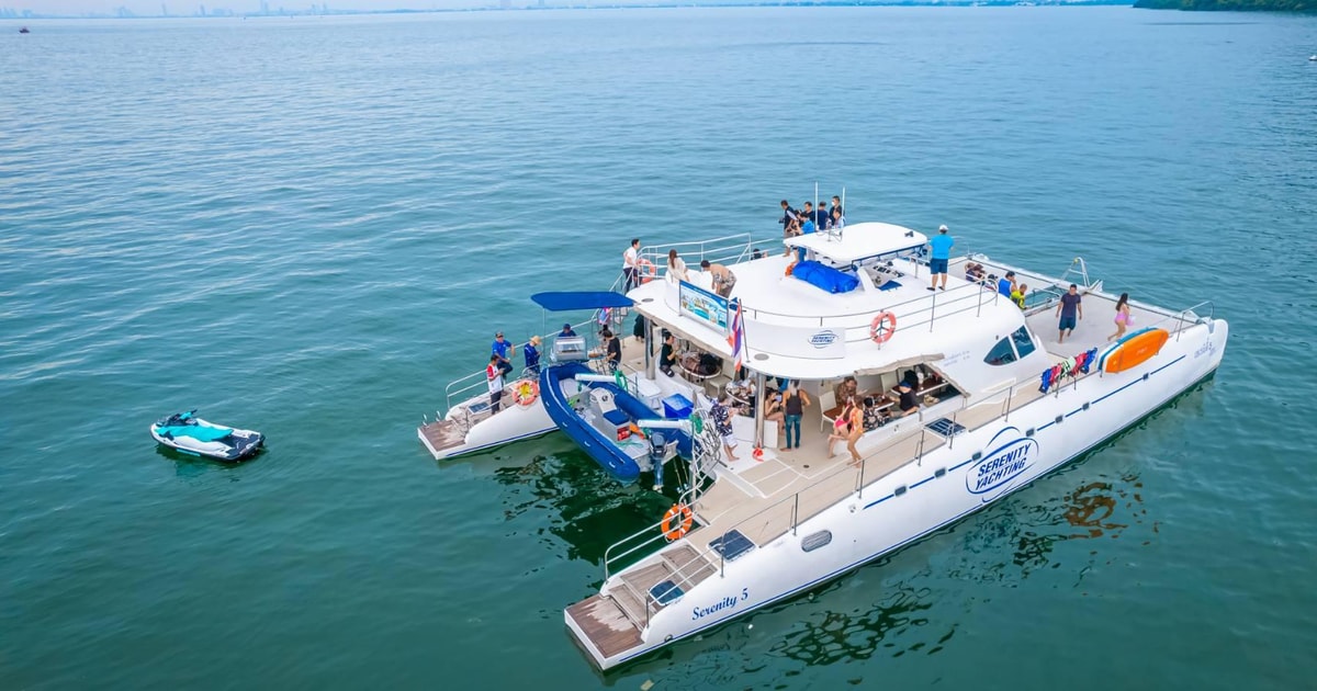 Pattaya: 3 Islands Catamaran Tour with Buffet Lunch | GetYourGuide
