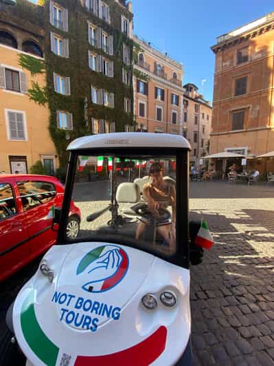 Rome: Fun Golf Cart Tour with Music and Gelato | GetYourGuide