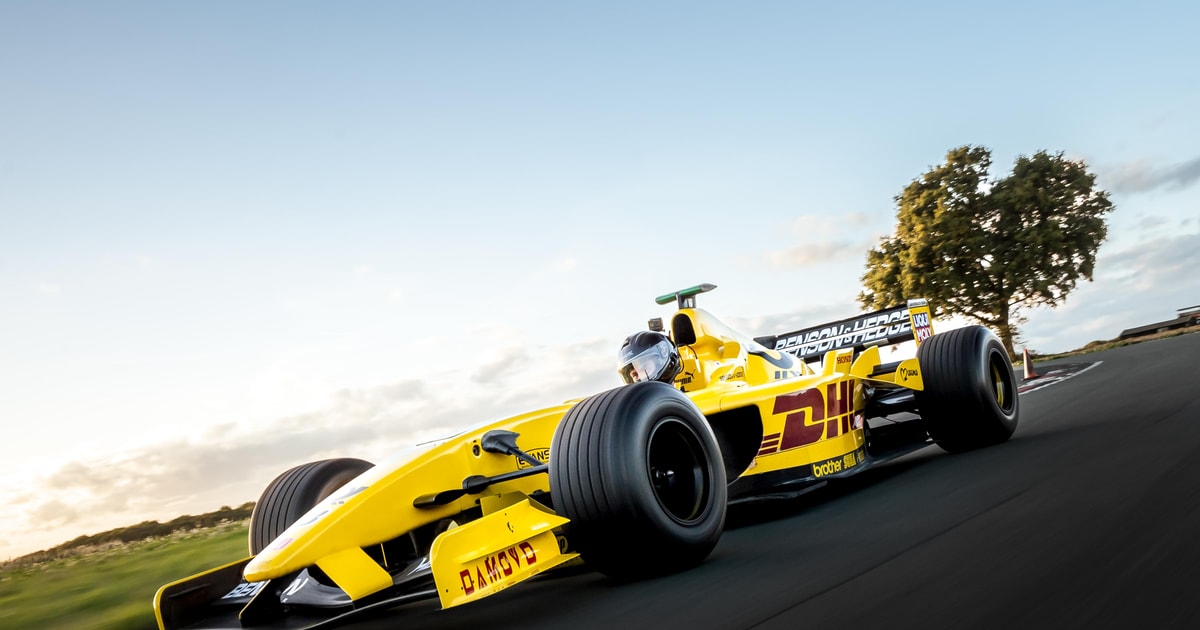 Jordan EJ12 F1 Pace Car Experience: Drive A Formula One Car | GetYourGuide
