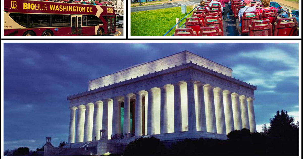 DC: Hop-on Hop-off, Night Tour, and Arlington Audio Guide | GetYourGuide