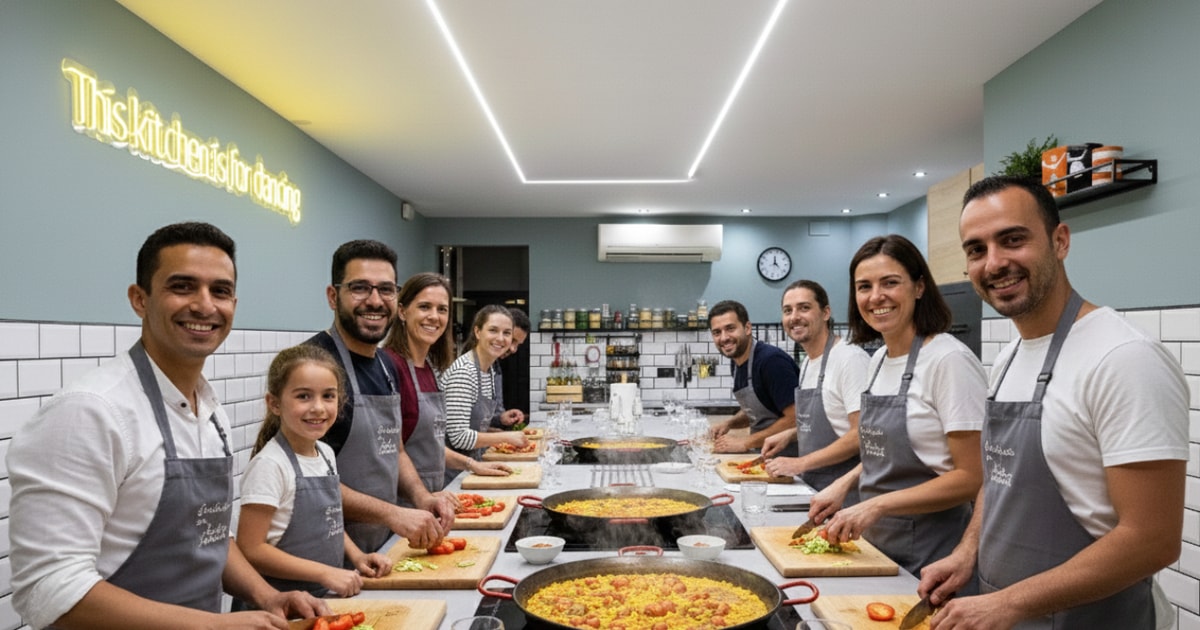 Family-Friendly Paella Cooking Masterclass for Kids & Parents in ...