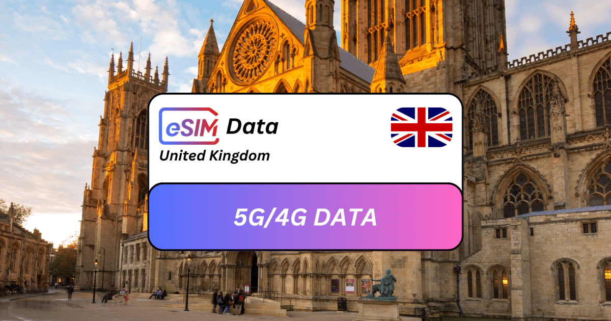 From York: United Kingdom eSIM Roaming Data Plan | GetYourGuide