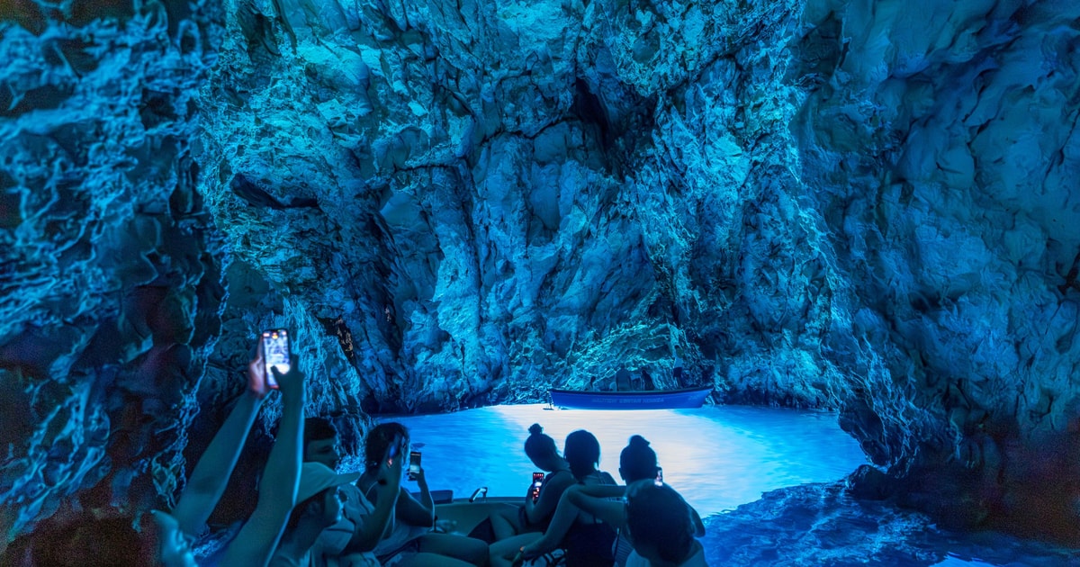 Split or Trogir: Blue Cave, Vis, and Hvar Speedboat Tour | GetYourGuide