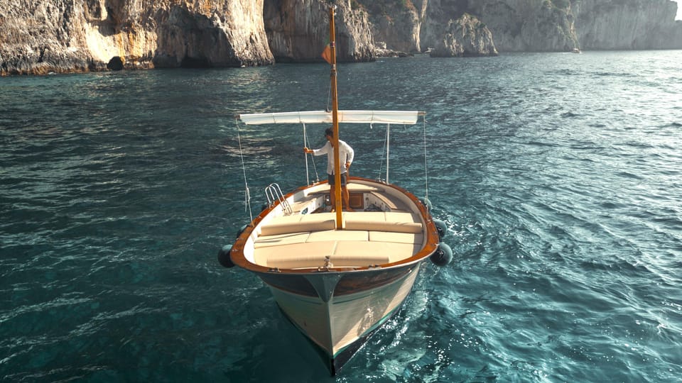 Capri Coast: Private 3-Hour Gozzo Boat Tour | GetYourGuide