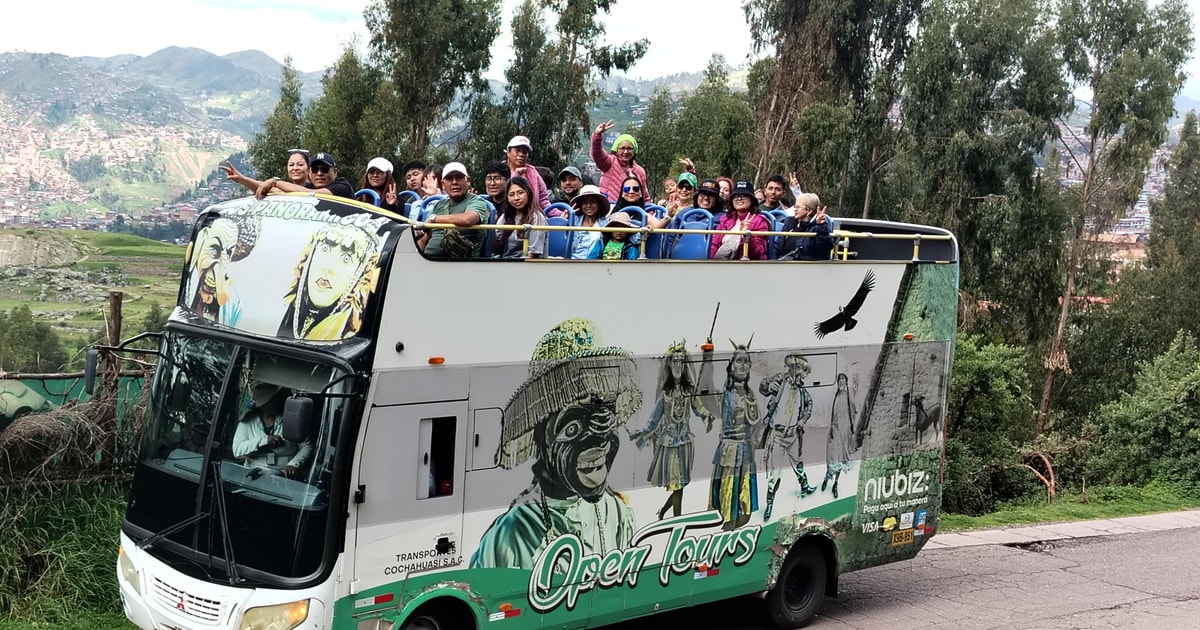 Open bus in Cusco City, 3-hour tour with panoramic views. | GetYourGuide