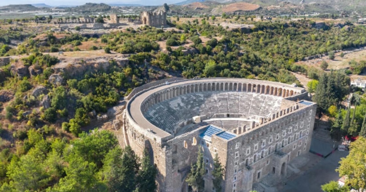 Von Side aus: Ausflug nach Perge, Aspendos und Kursunlu | GetYourGuide