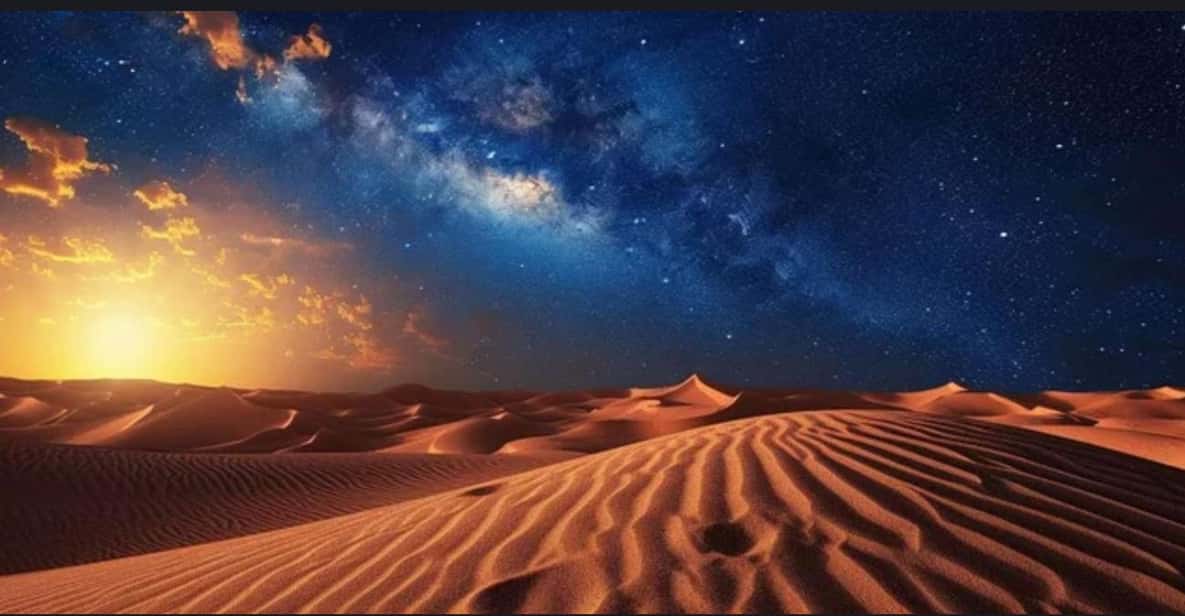 Safari no deserto à noite, Mar interior, Passeio de camelo ...