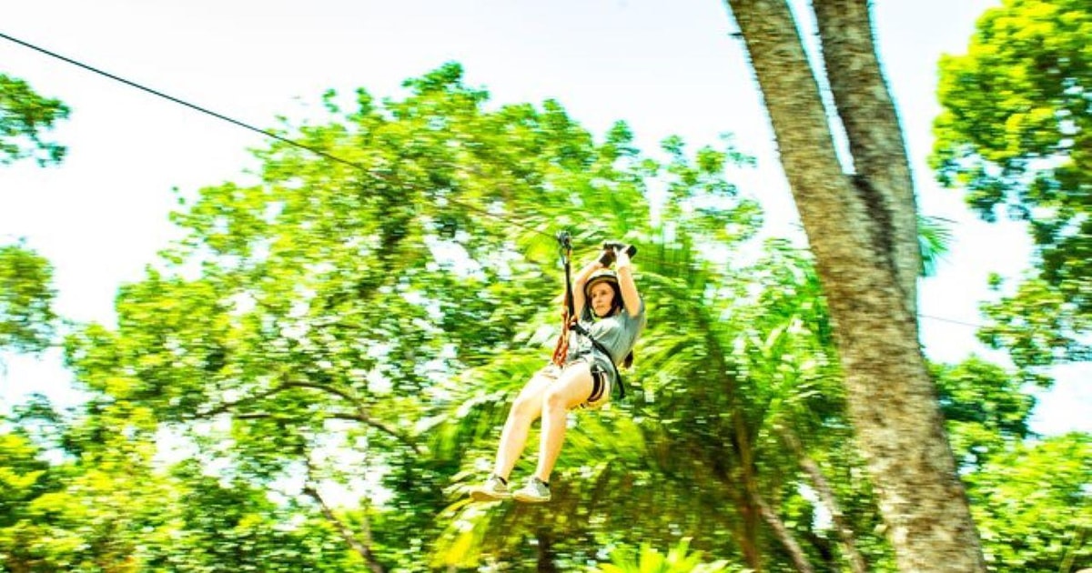 Tulum: Zipline Experience & Underground Cenote & Shared ATVS | GetYourGuide