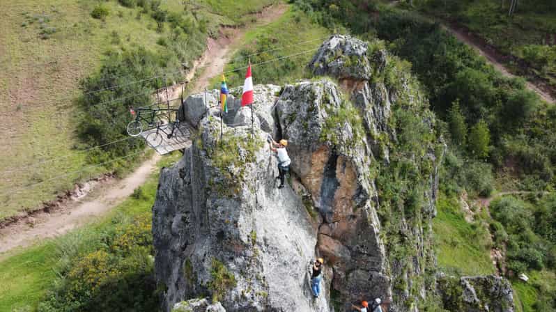 From Cusco: Via Ferrata, Bike Zipline and Rappel | GetYourGuide