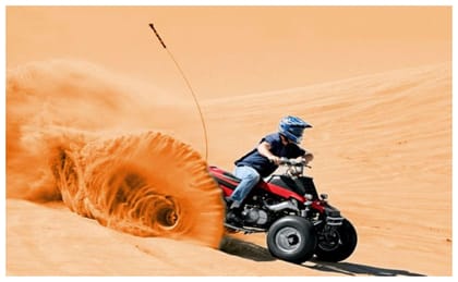 Doha: Quad Bike Desert Safari with Hotel Pickup | GetYourGuide