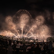 Intrare rapidă și transfer la Festivalul de artificii de pe Lacul Biwa ...